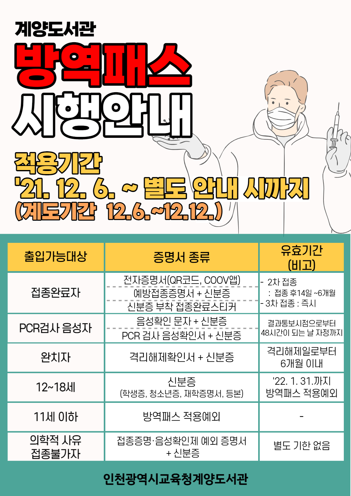 인천광역시교육청계양도서관 > 열린마당 > 공지사항